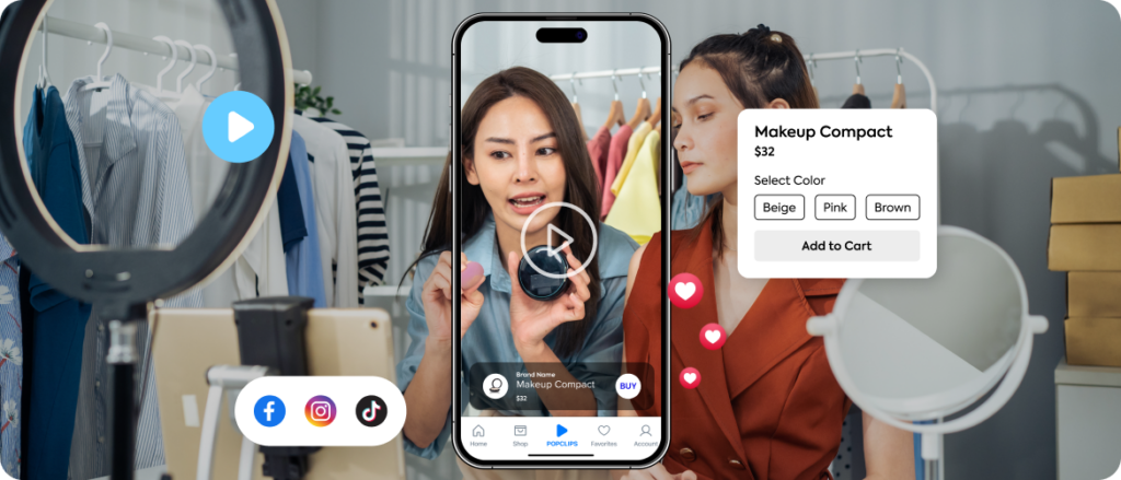 Shoppable Videos for Shopify with a TikTok-like Feed - videeo.live